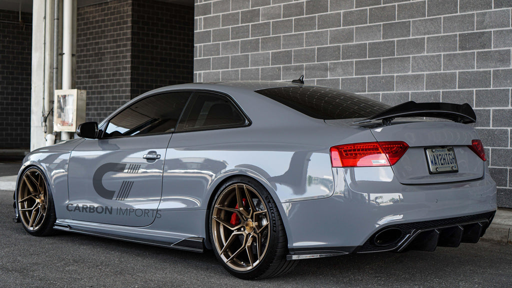 Audi RS5 2010 2016 B8 B8 5 Carbon Fiber Spoiler V2 Carbon Imports Audi RS5 2010 2016 B8 B8 5 Carbon Fiber Spoiler V2 Carbon Imports