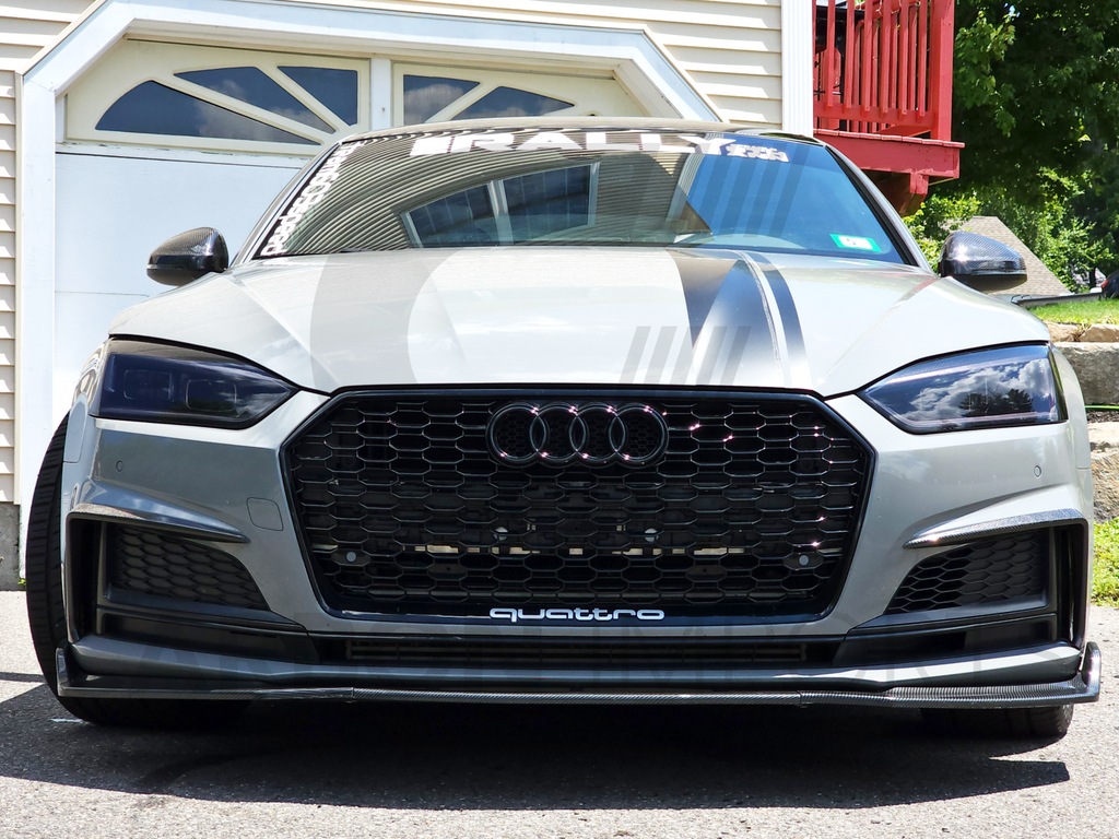Audi S5 A5 S Line 2017 2019 B9 Carbon Fiber Fog Canards V2 Carbon