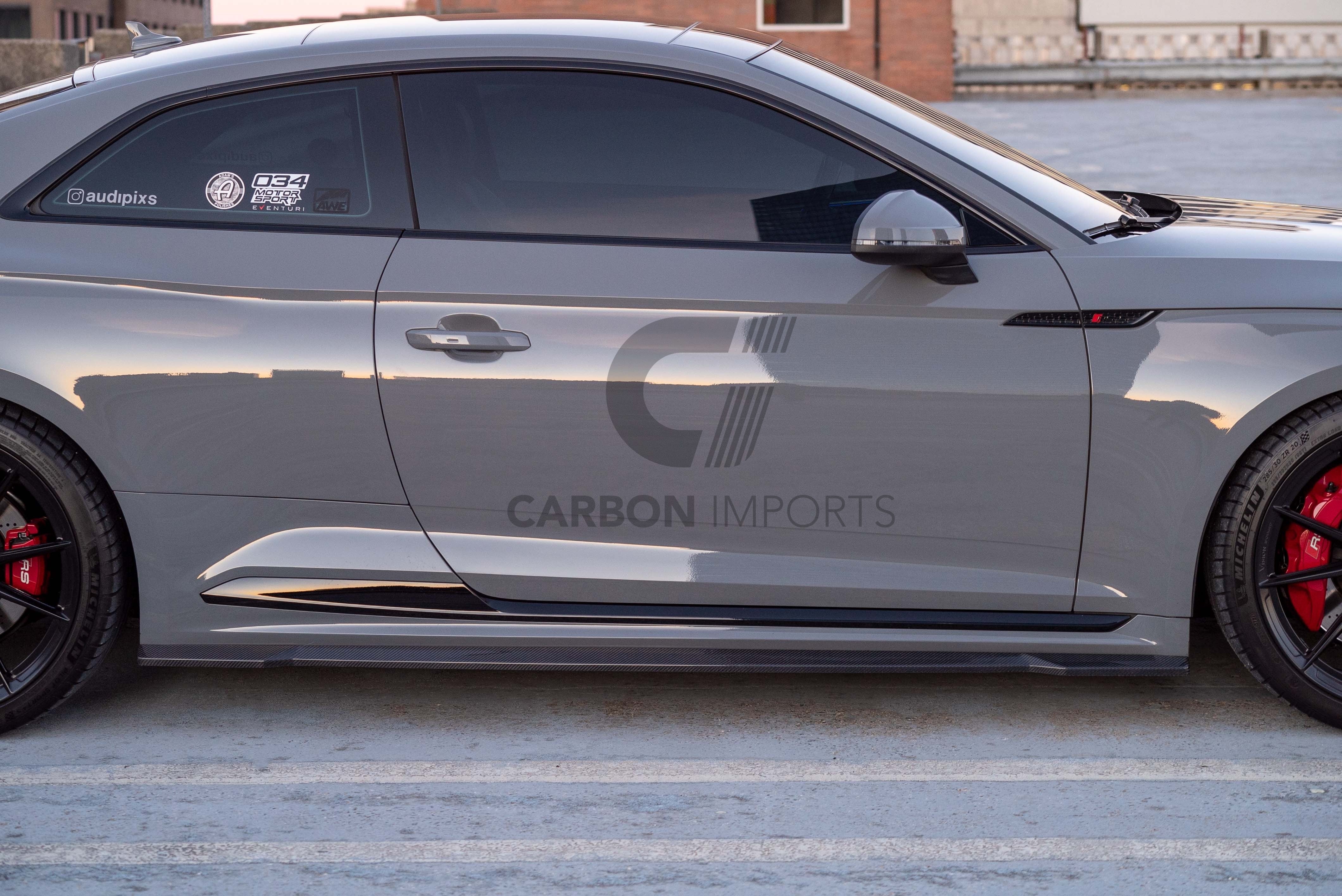 Audi RS5 2017-2019 B9 Carbon Fiber Side Skirts – Carbon Imports