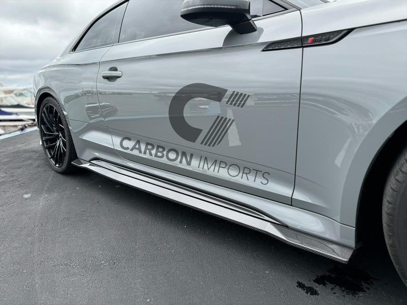 Audi RS5 2020-2024 B9.5 Carbon Fiber Side Skirts – Carbon Imports