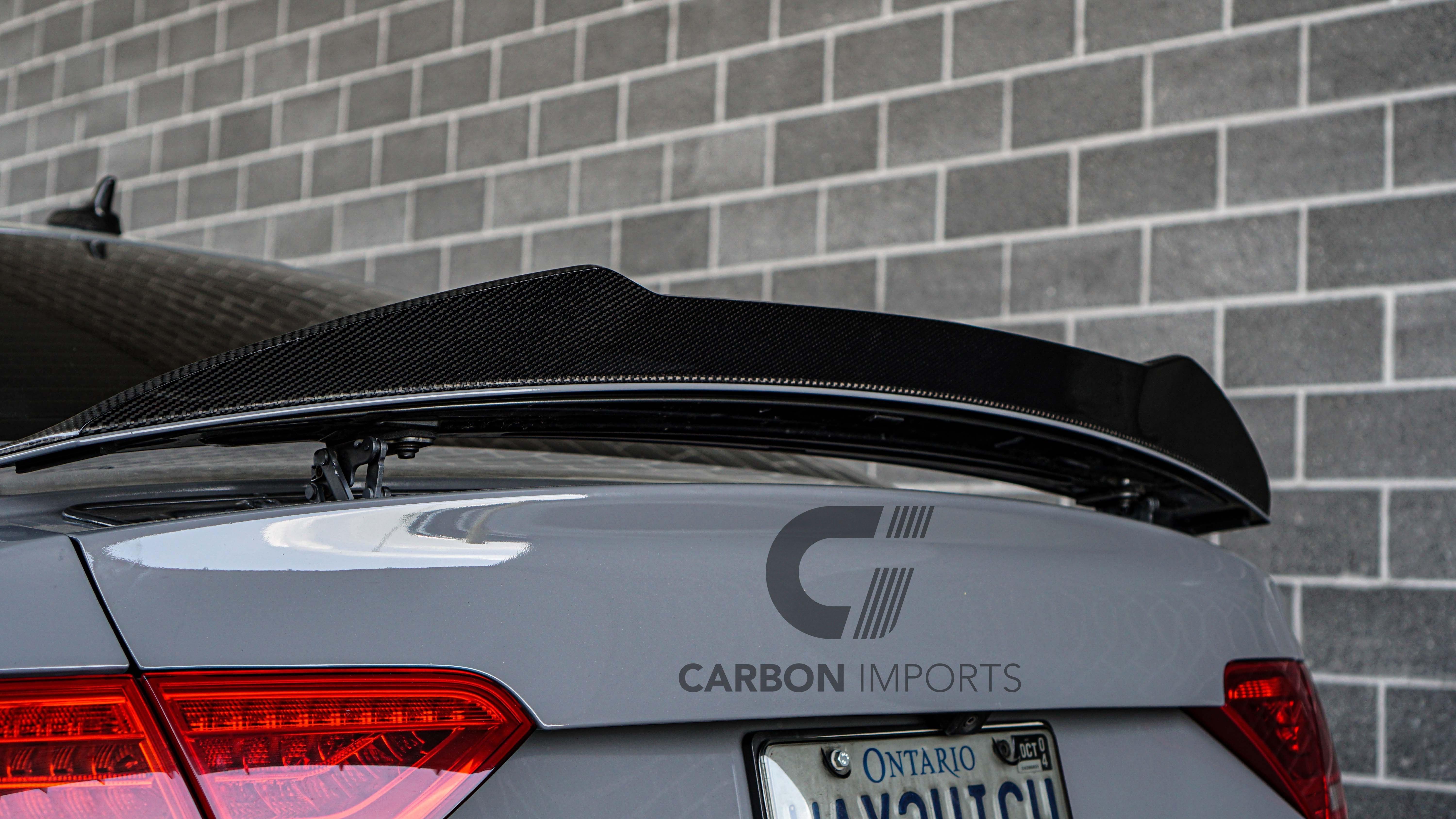Audi Rs5 2010 2016 B8 B8 5 Carbon Fiber Spoiler V2 Carbon Imports