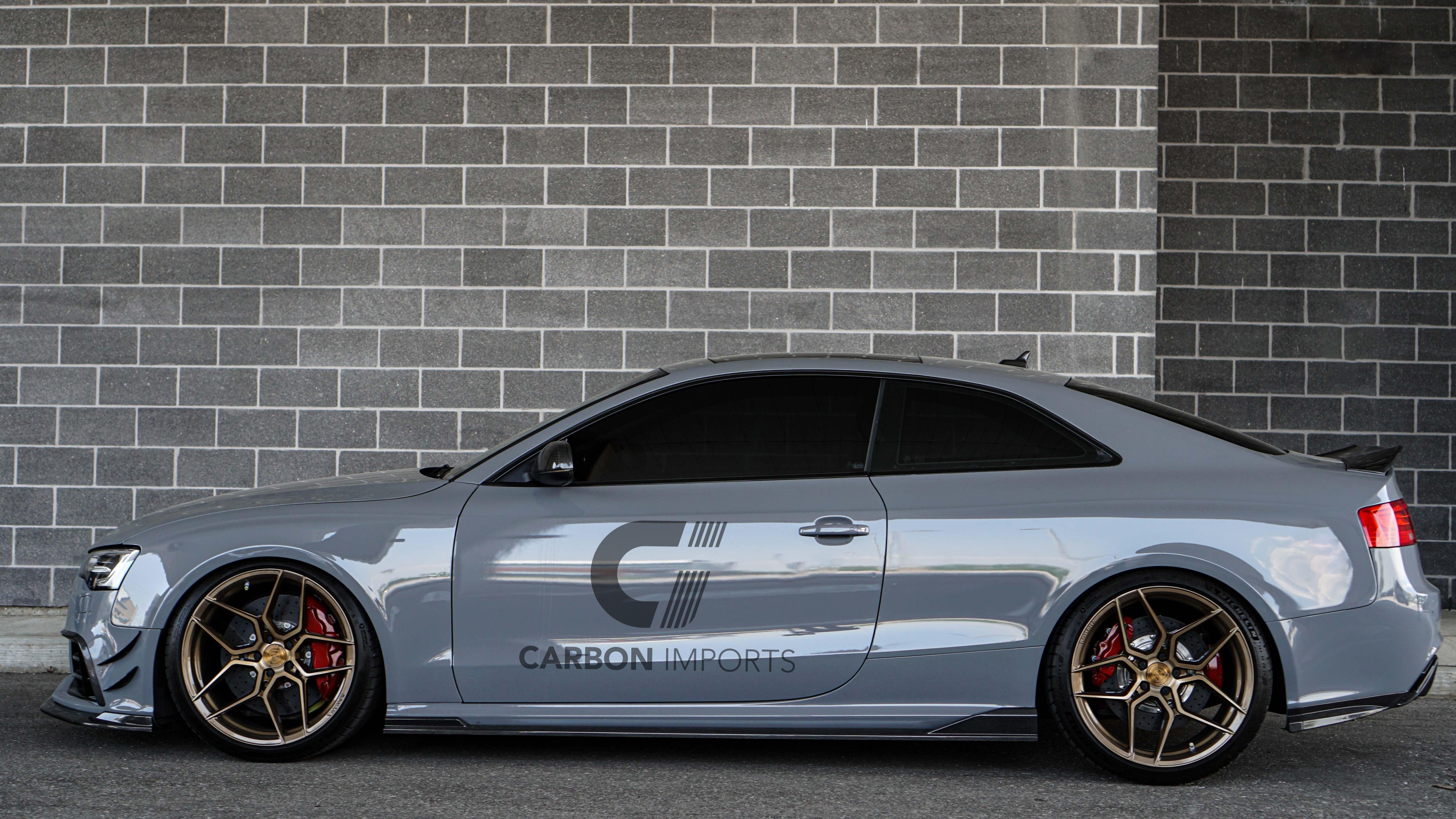 Audi Rs5 2010 2016 B8 5 Carbon Fiber Rear Bumper Canards Carbon Imports
