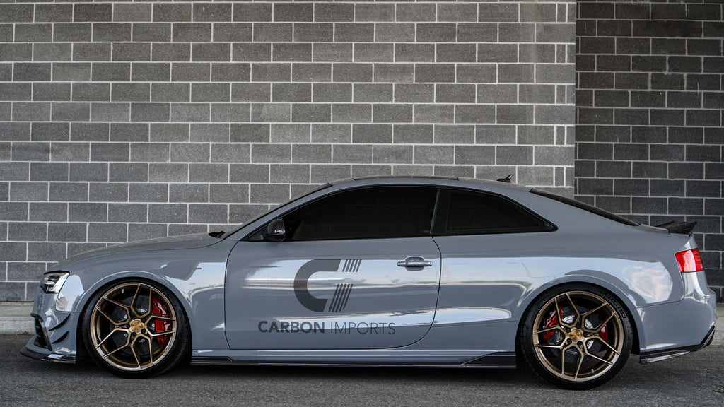 Audi RS5 2010-2016 B8/B8.5 Carbon Fiber Rear Bumper Canards – Carbon ...