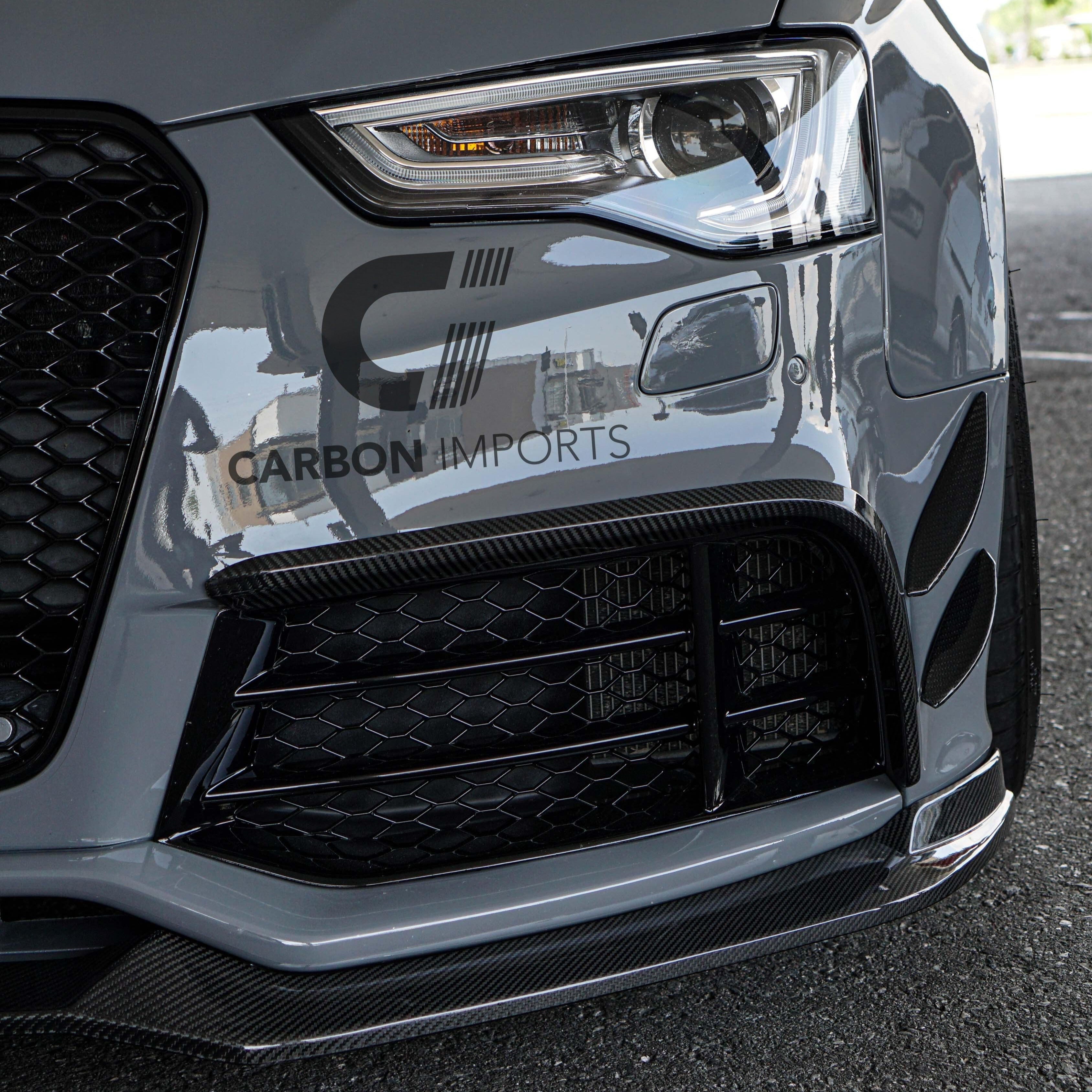 Audi RS5 2013-2016 B8.5 Carbon Fiber Front Fog Canards – Carbon Imports