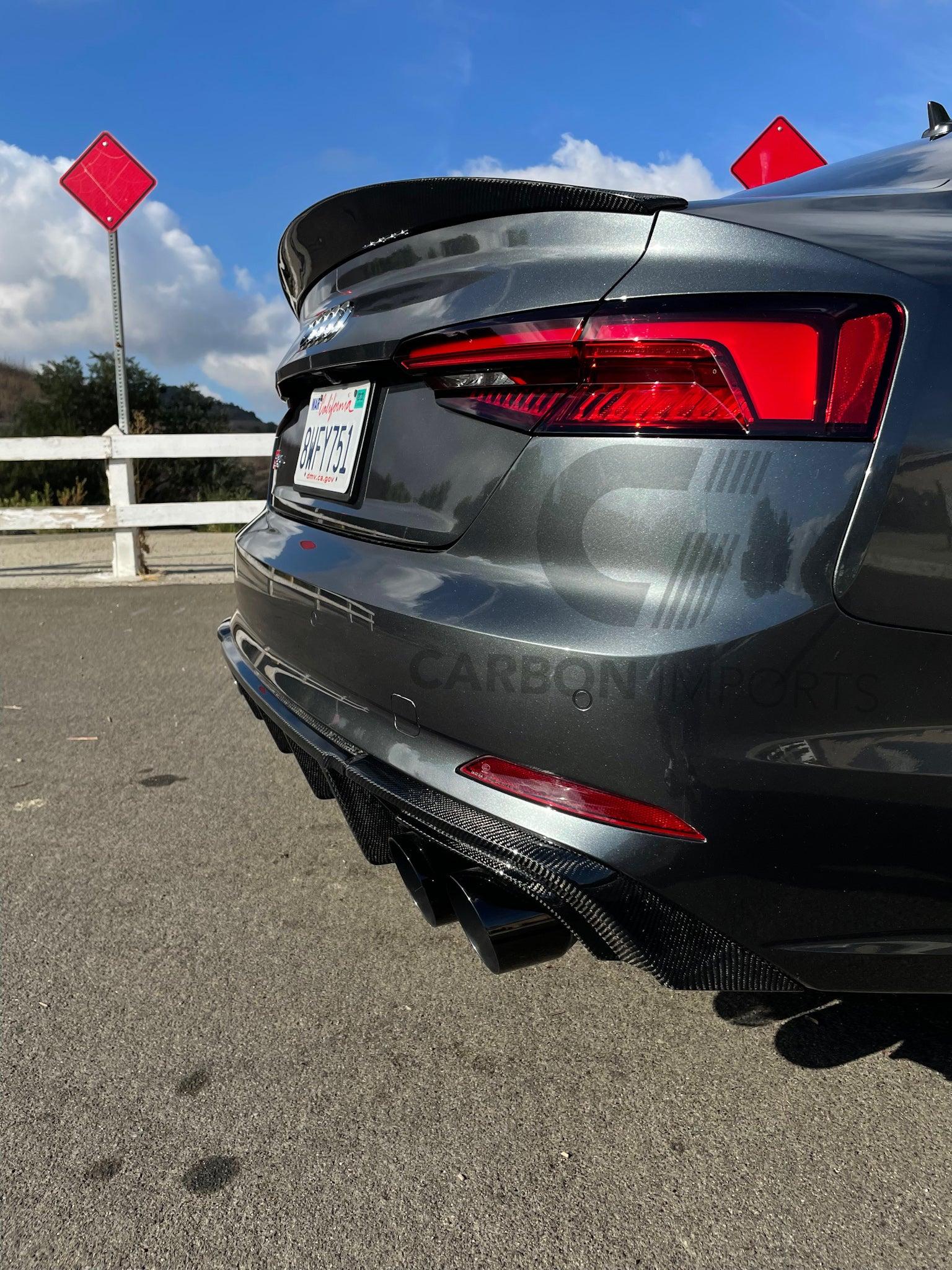 Audi S5/A5 S-Line B9 Carbon Fiber Rear Diffuser 2017-2019 – Carbon Imports