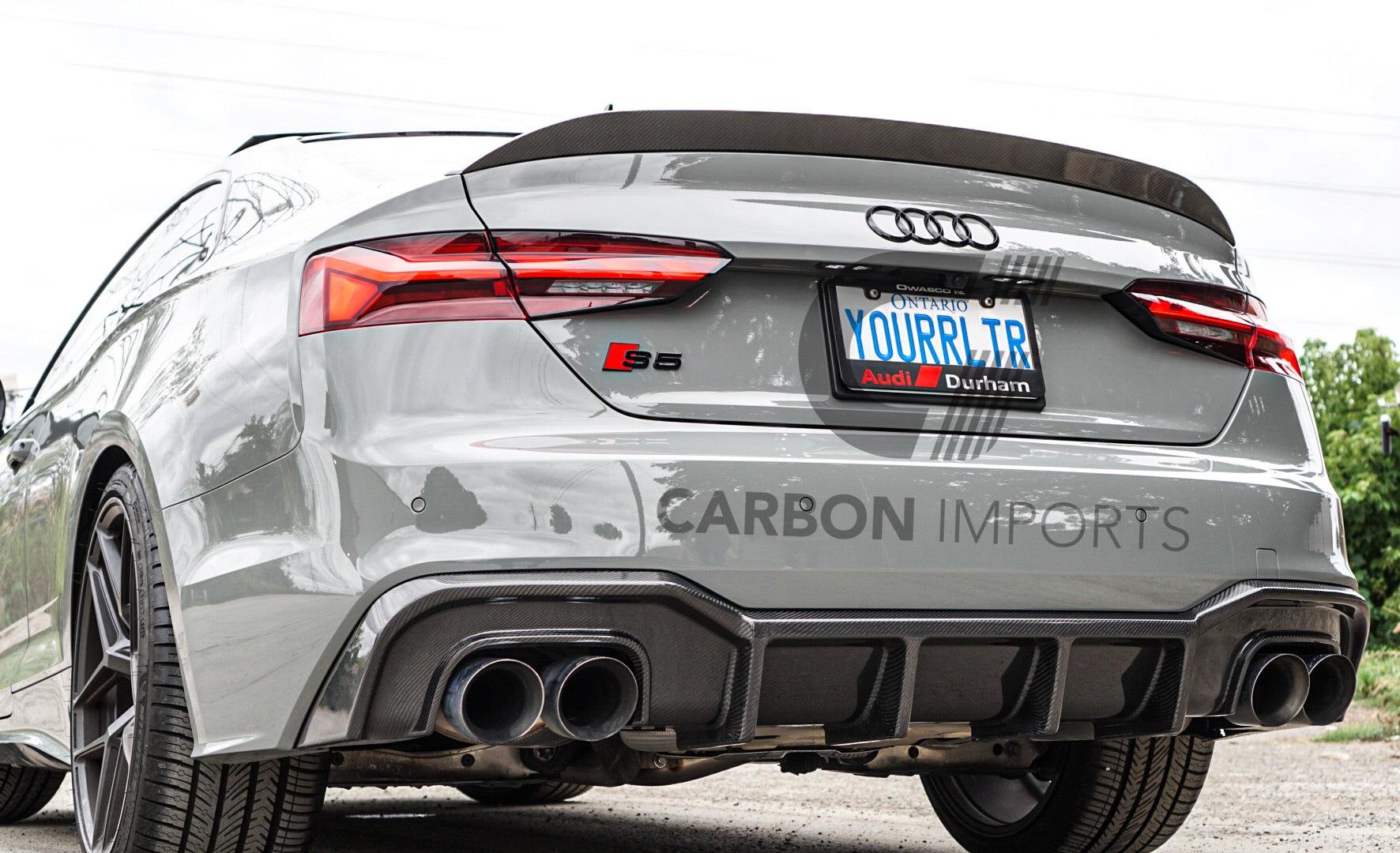 Audi S5/A5 S-Line B9.5 Carbon Fiber Rear Diffuser 2020-2024 – Carbon ...