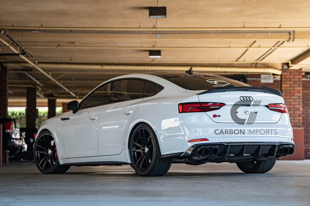 Audi A5/S5 2017-2019 B9 Rear Carbon Bumper Canards – Carbon Imports