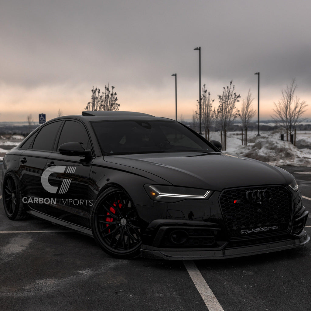 Audi S6/A6 S-Line C7.5 Carbon Fiber Front Lip 2016-2018 – Carbon Imports