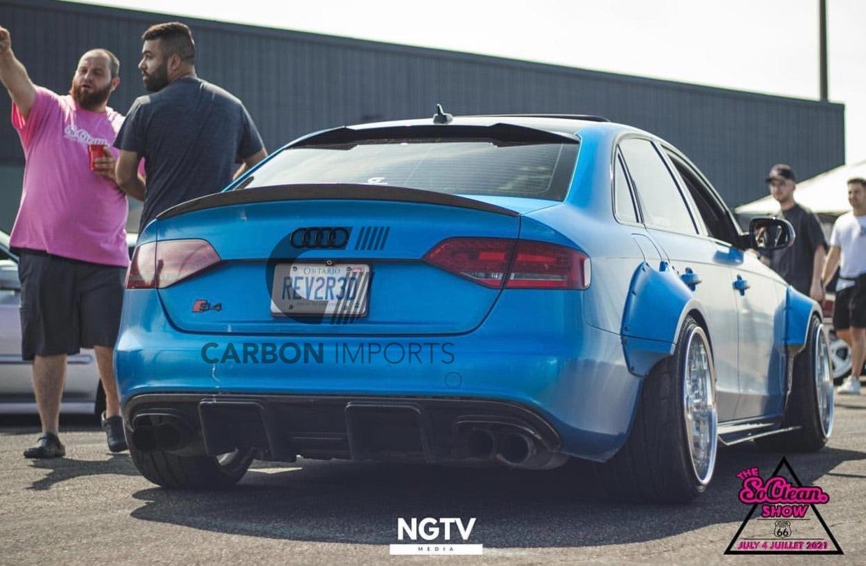 Audi A4/S4 B8/B8.5 Carbon Fiber Roof Spoiler 2009-2016 V2 – Carbon Imports